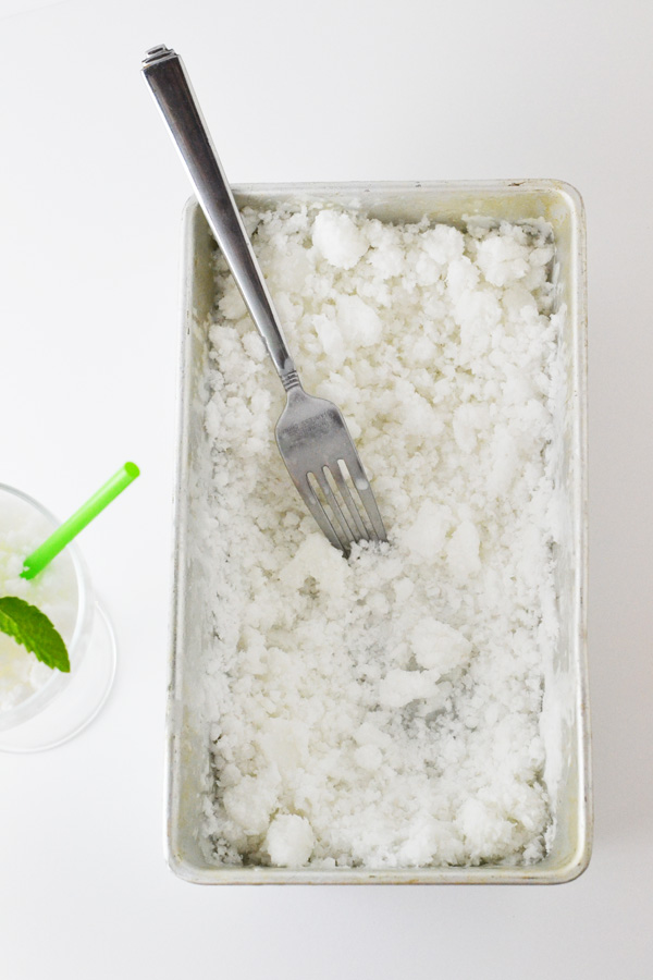 Coconut Mojito Granita - Natalie Paramore
