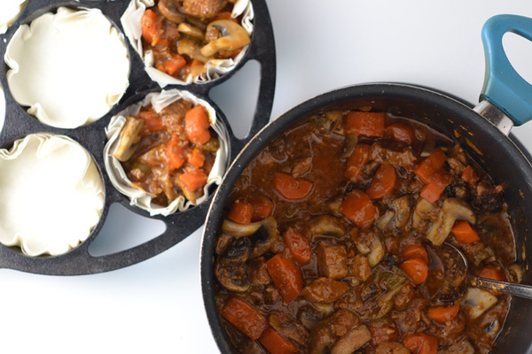 Mini Beef Stew Pot Pies - Natalie Paramore